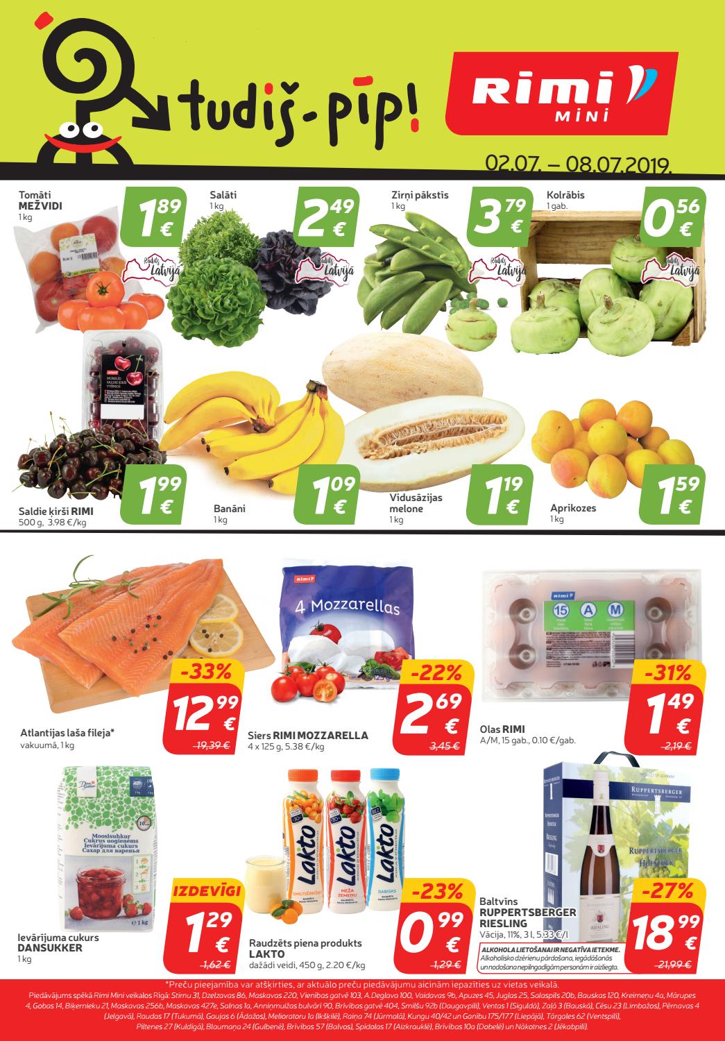 Rimi Mini piedāvājumi 03.07. - 08.07.2019. by Rimi - Issuu