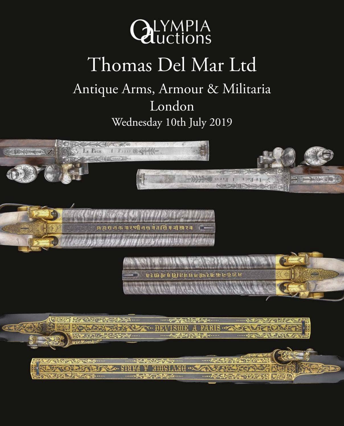 Thomas Del Mar Ltd - Antique Arms, Armour & Militaria 10th July 2019 by ...
