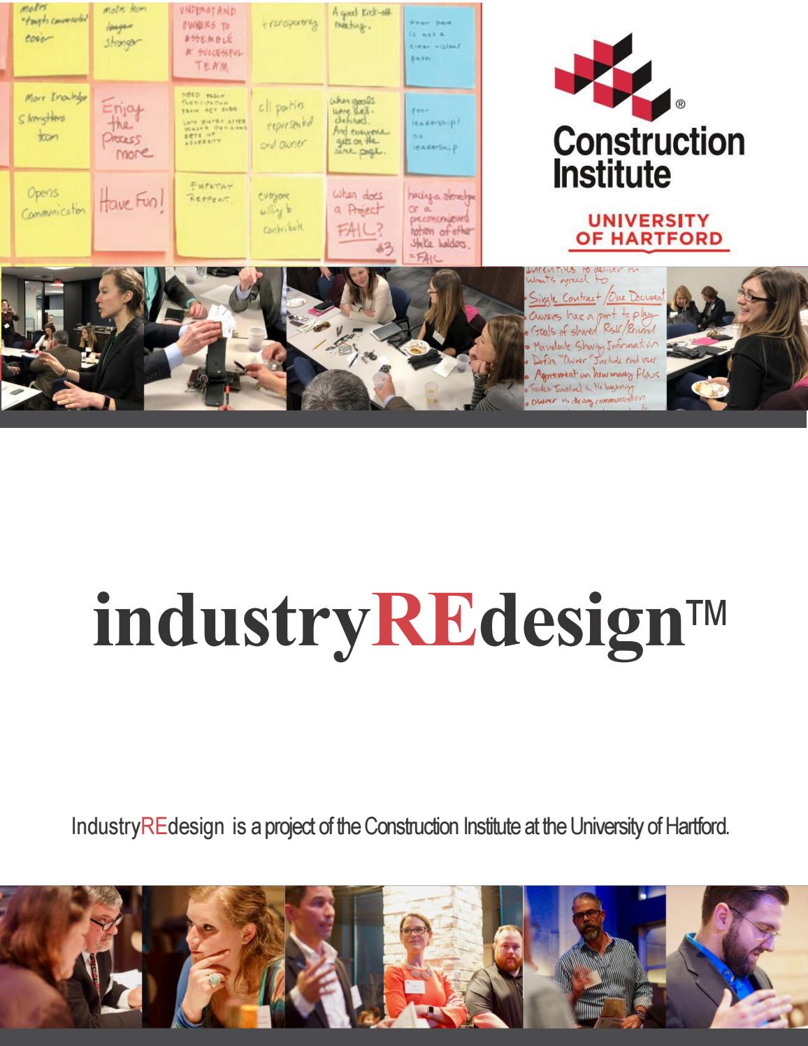 industryREdesign - A Project of the Construction Institute by ...