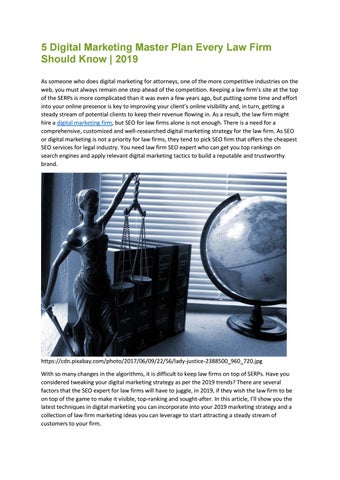 5 Digital Marketing Master Plan Every Law Firm Should Know | 2019 by ...