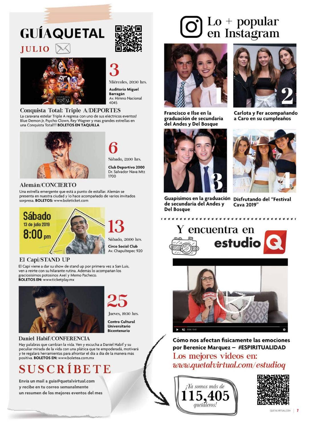 JULIO 2019 by Que Tal Magazine - Issuu
