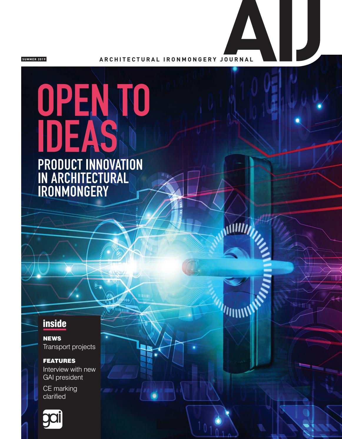 AIJ magazine summer 2019 by Guild of Architectural Ironmongers - Issuu