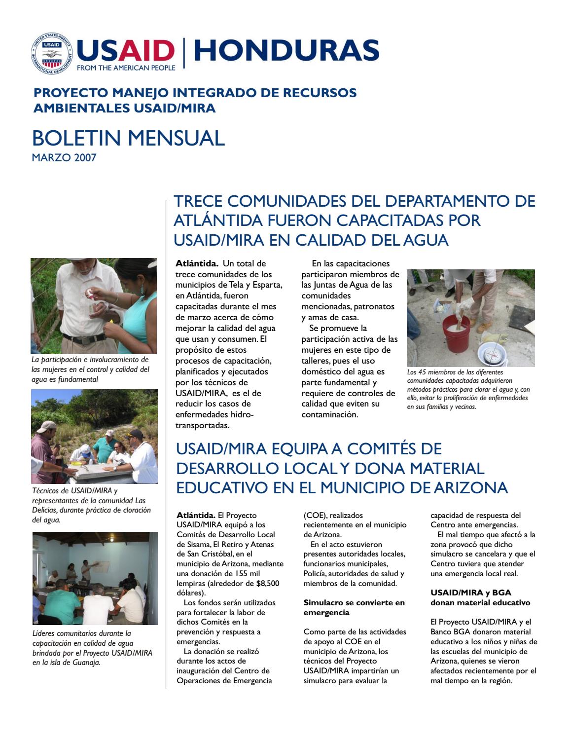 Proyecto USAID MIRA - Compilado de algunos boletines by Carlos Florian ...