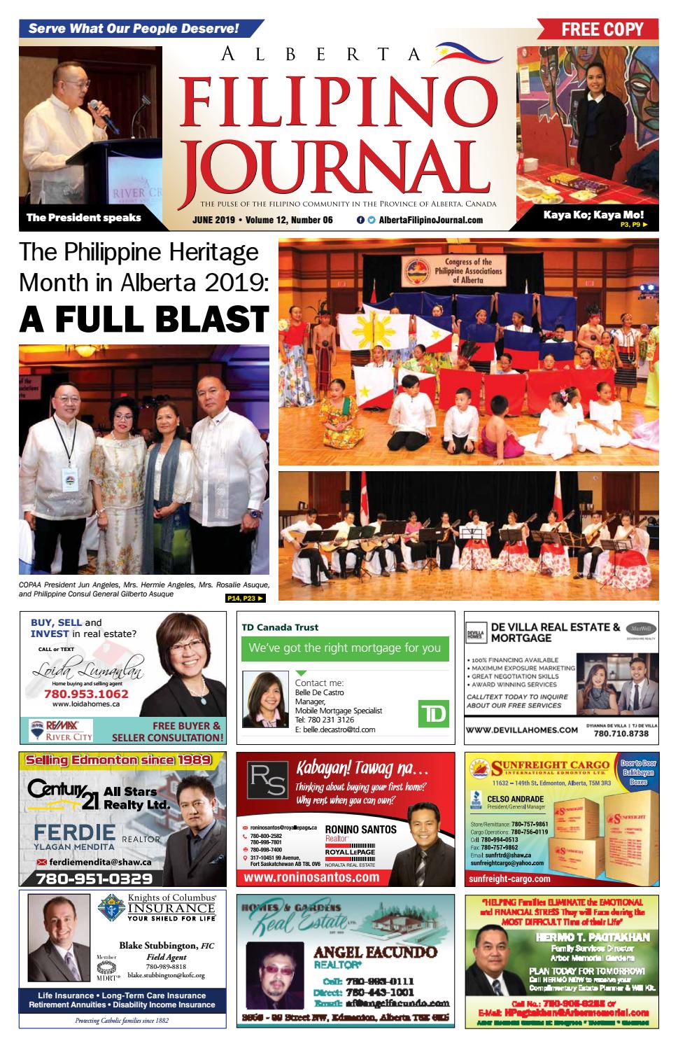 Alberta Filipino Journal - June 2019 Issue by Alberta Filipino Journal ...