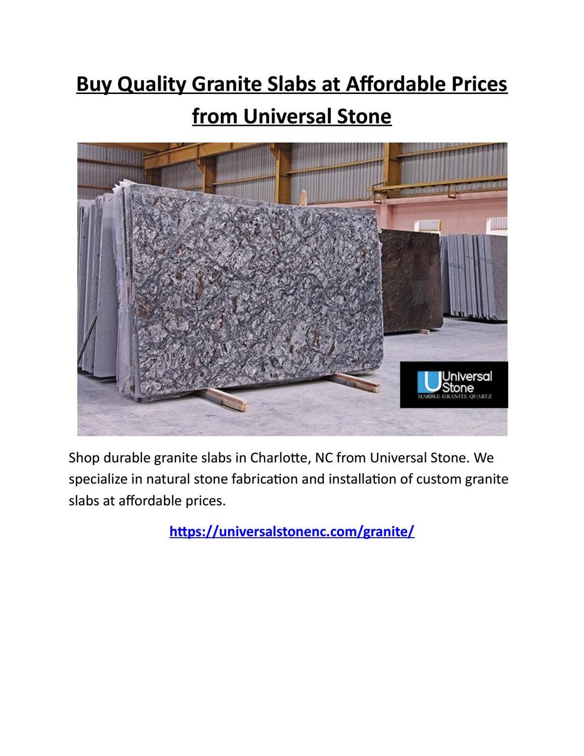 Buy Quality Granite Slabs at Affordable Prices from Universal Stone by ...