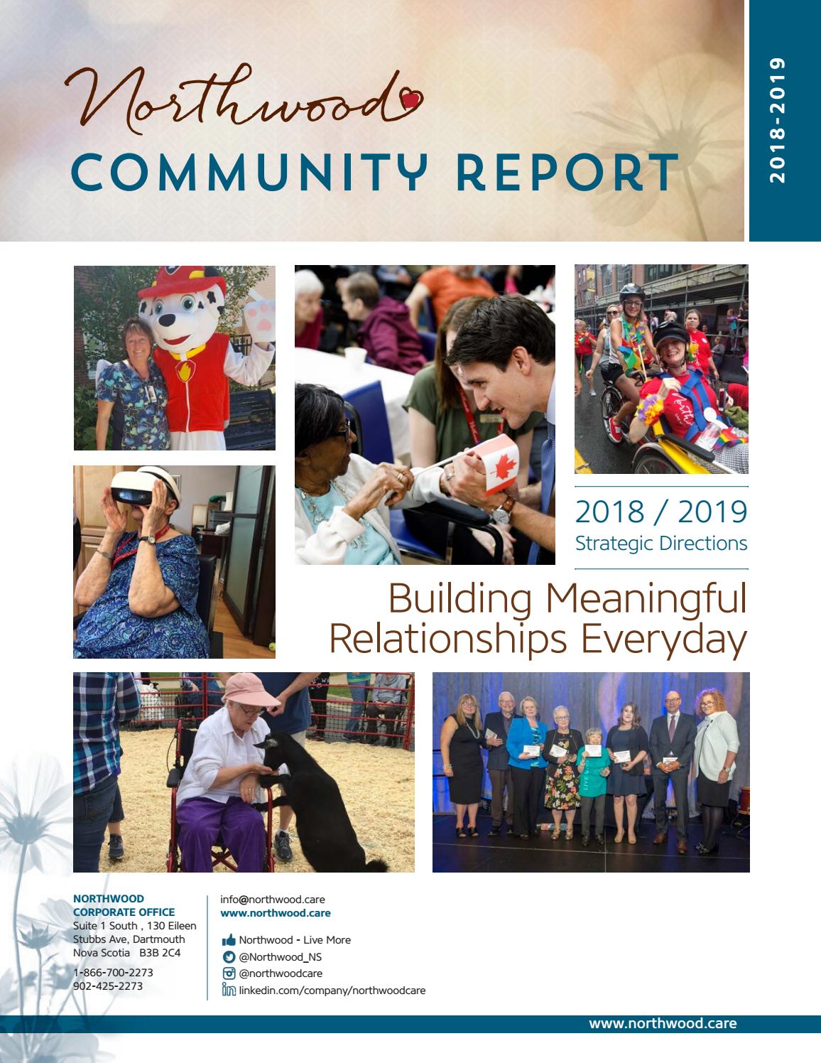 Community Report 2018-2019 by NorthwoodLiveMore - Issuu