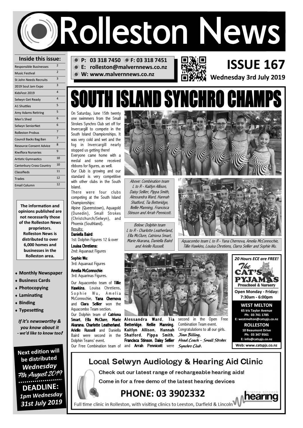 Rolleston News - July 2019 by Malvern News - Issuu