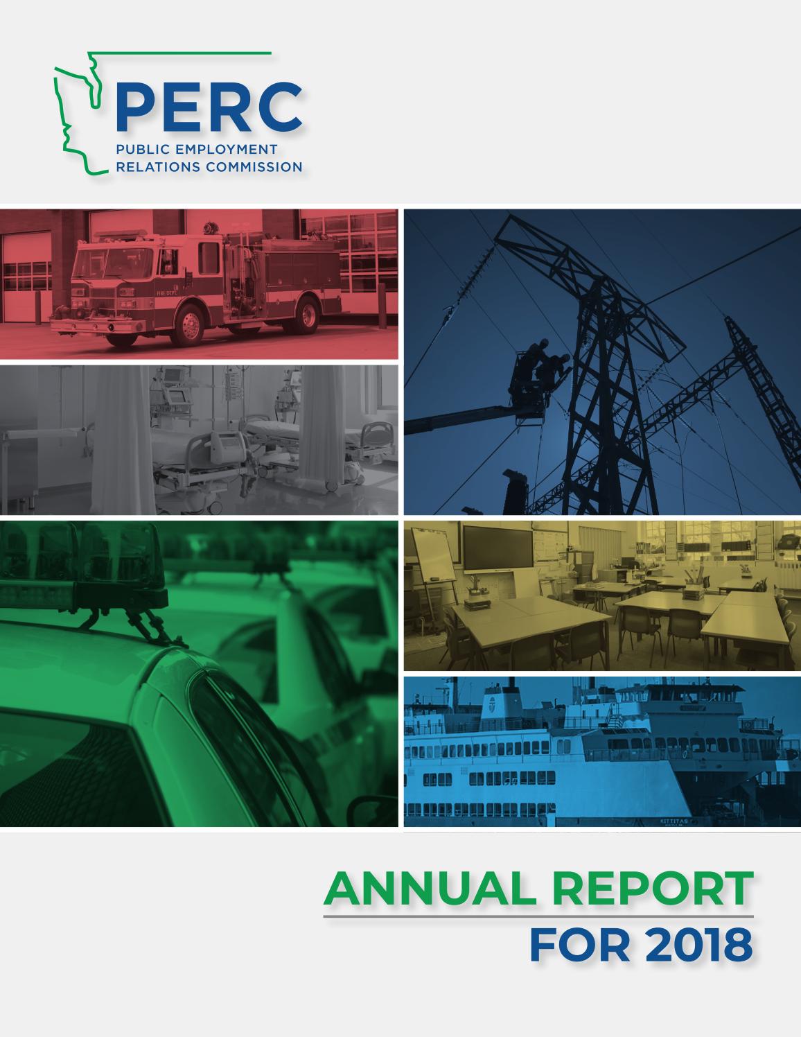 PERC Annual Report for 2018 by WA PERC - Issuu