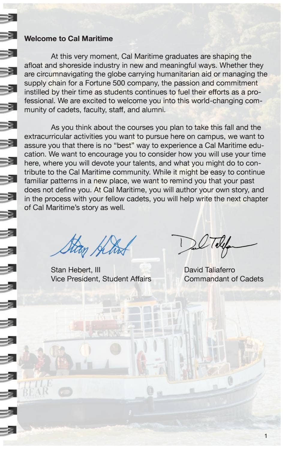 Cal Maritime Cadet Handbook 2019-20 by California State University ...