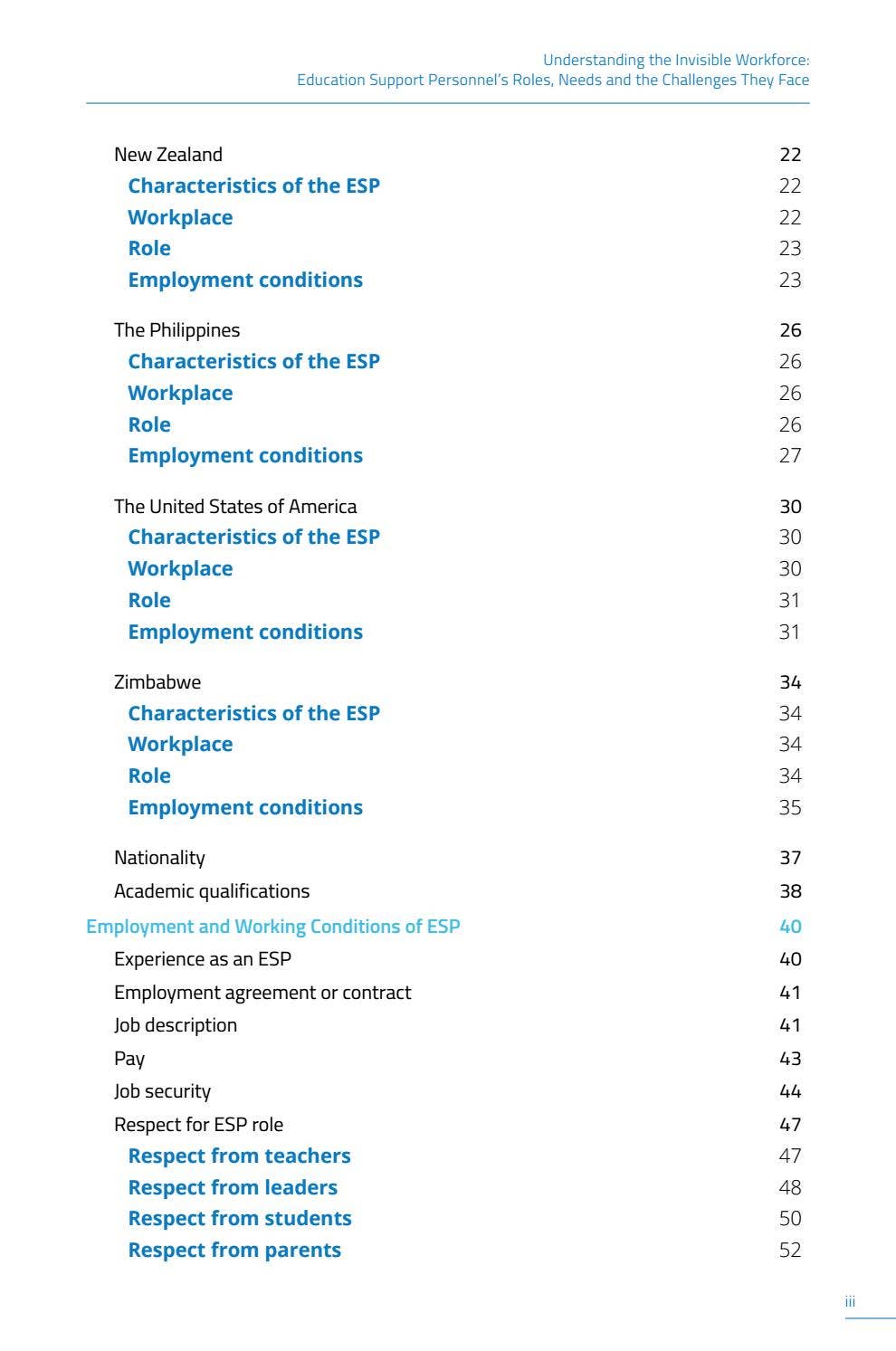 Understanding the Invisible Workforce: Education Support Personnel’s Roles, Needs and the ...