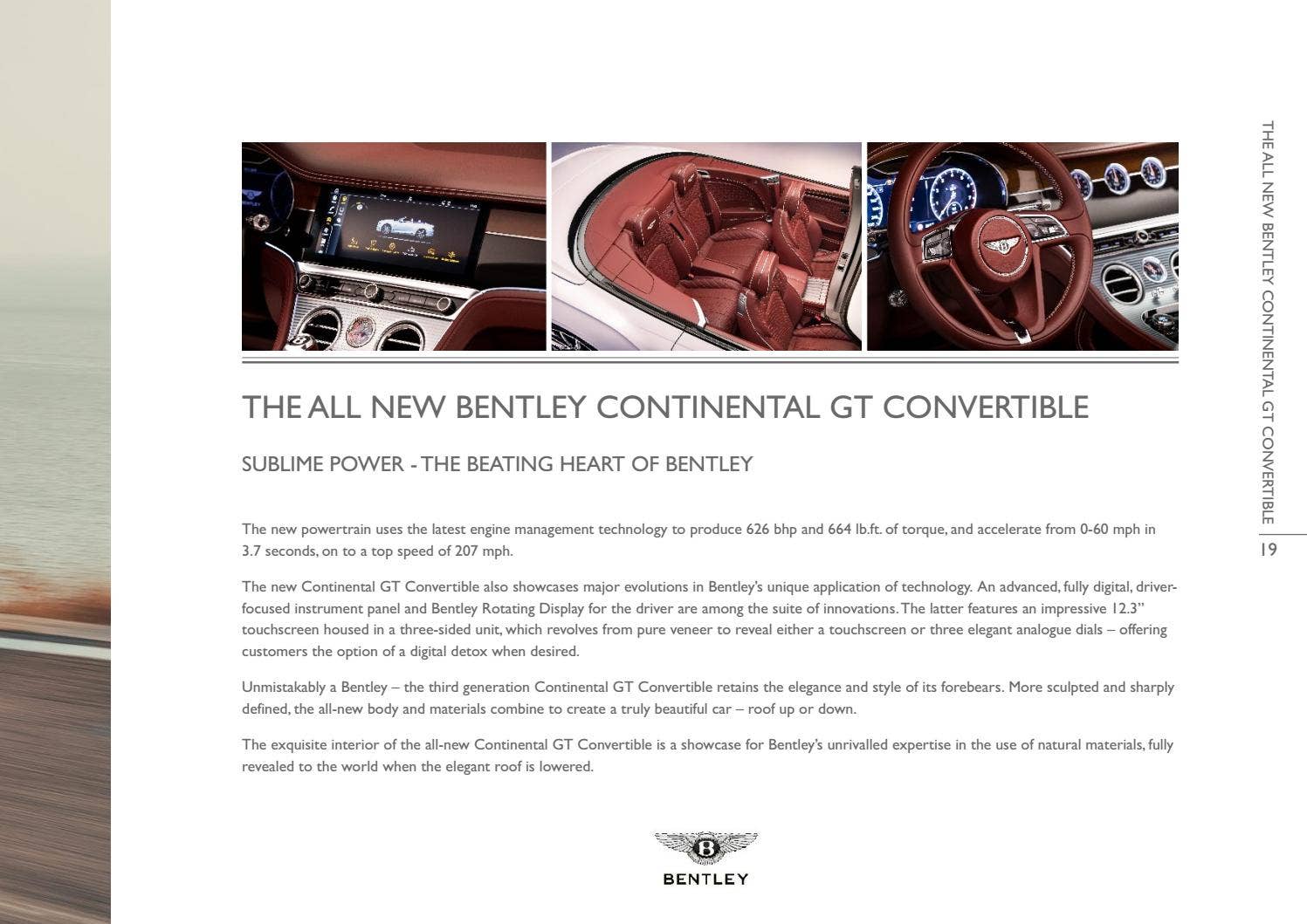 Bentley Edinburgh Brochure 2019-20. Copyright THE INSIDEOUT MEDIA GROUP ...