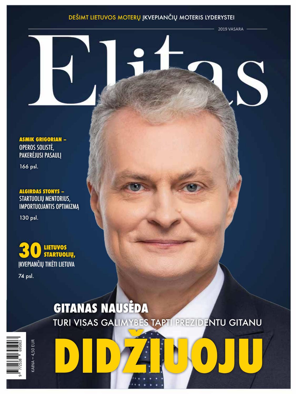 ELITAS (2019 VASARA) by valstybe - Issuu