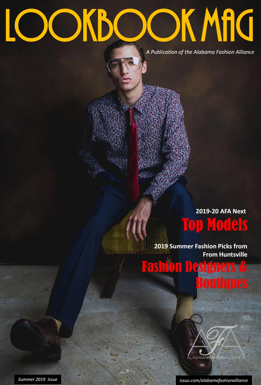 2019 Summer LookBook Magazine-Alex on Cover by Alabama Fashion Alliance ...