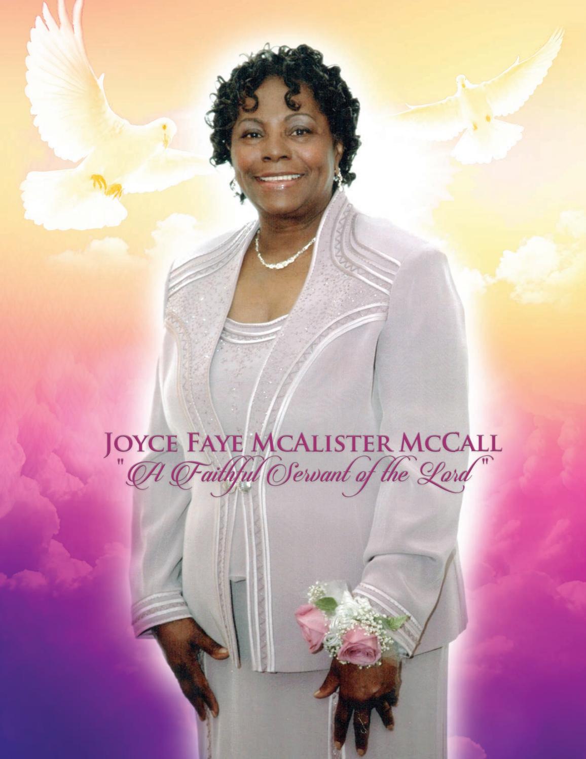 Joyce McCall Program by MLDCommunications - Issuu