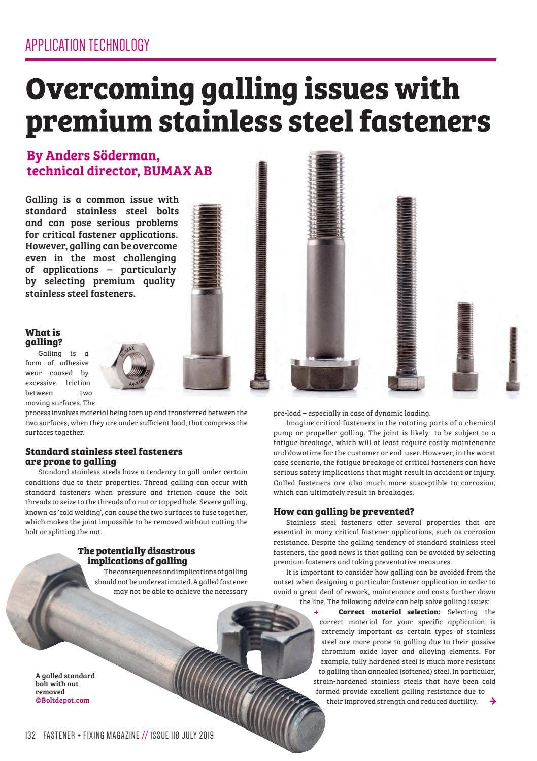 Fastener + Fixing Magazine #118 by Fastener + Fixing Magazine - Issuu