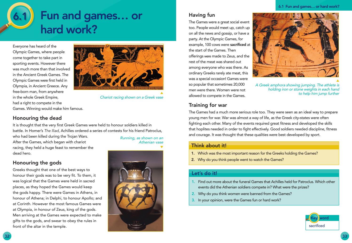 Collins Primary History Ancient Greece Sample by Collins - Issuu