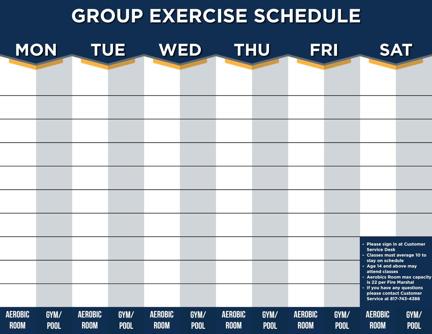 Group Exercise Schedule by Keller Parks and Recreation - Issuu