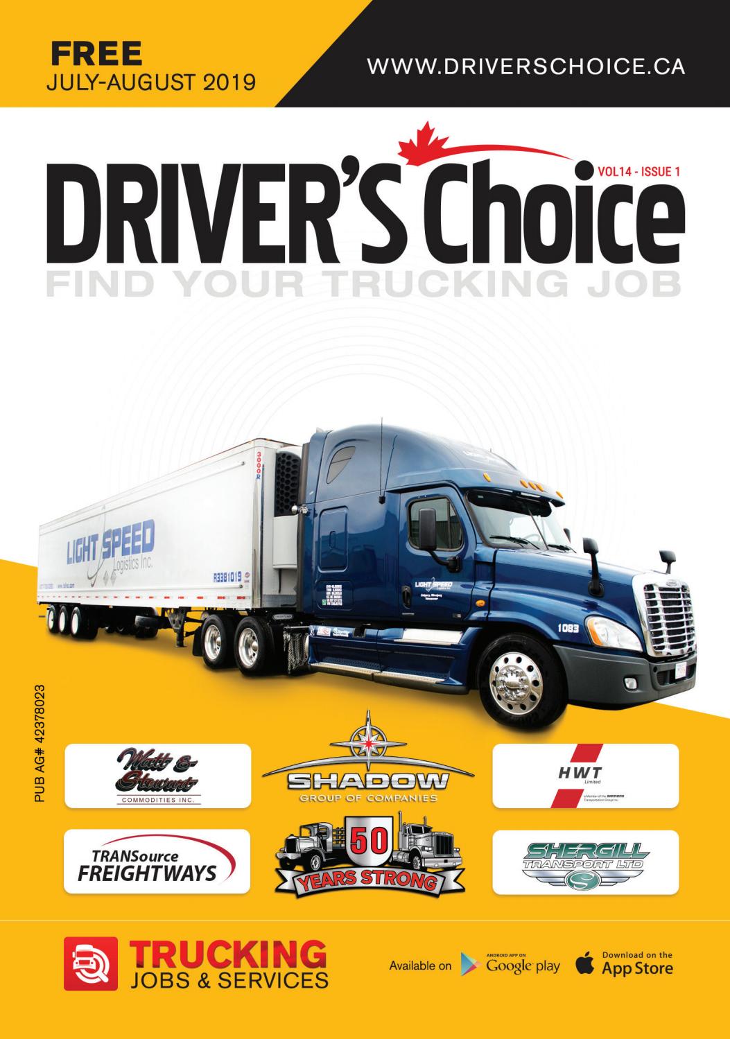 Driver's Choice - July - August 2019 ( Find Your Trucking Job) by ...