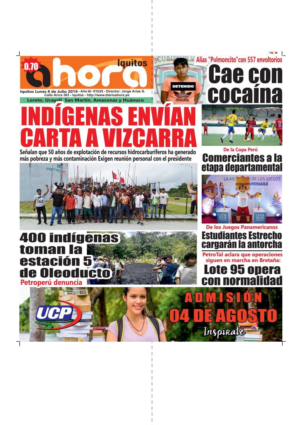 Iquitos 08 de Julio del 2019 by Diario Ahora - Issuu