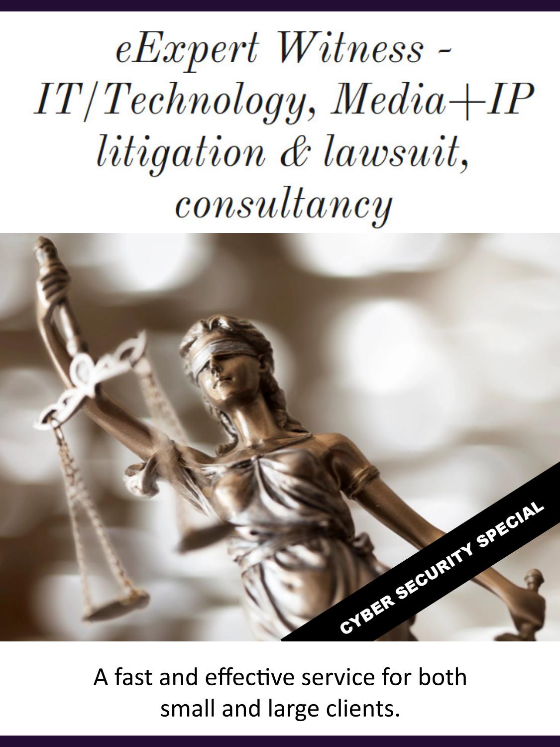 The forensic and expert witness magazine cyber security special edition ...