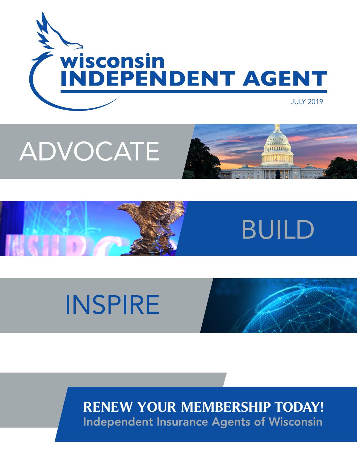 Wisconsin Independent Agent July 2019 Magazine by Independent Insurance ...