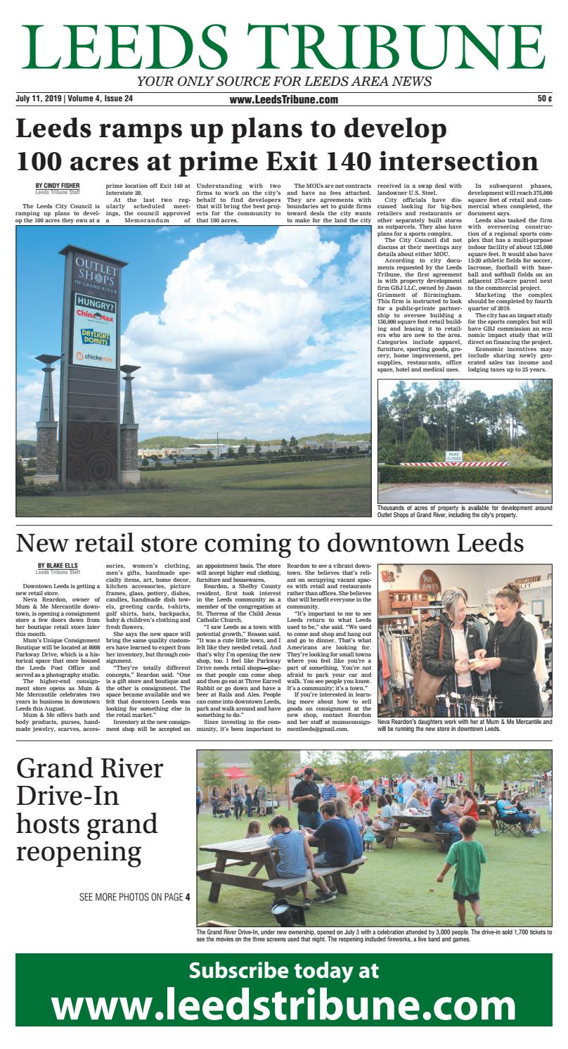 The Leeds Tribune | July 11, 2019 by Mike Kurov - Issuu