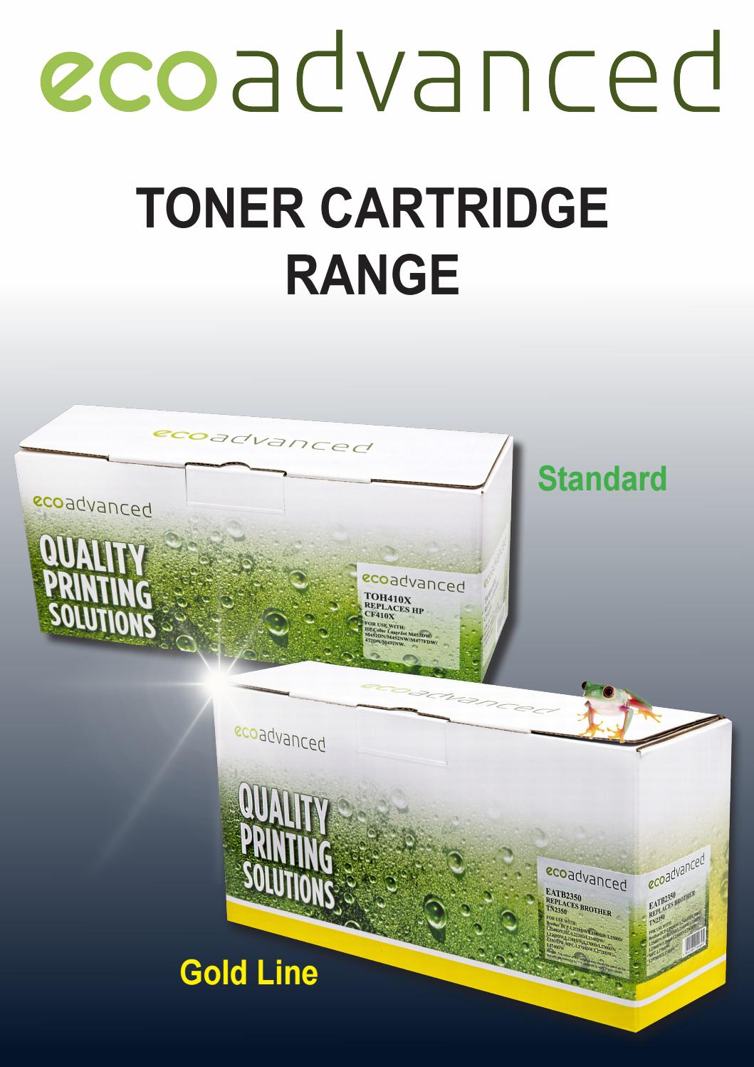 ECO Advanced Toner Catalogue by Jet Tec Australia Pty Ltd - Issuu