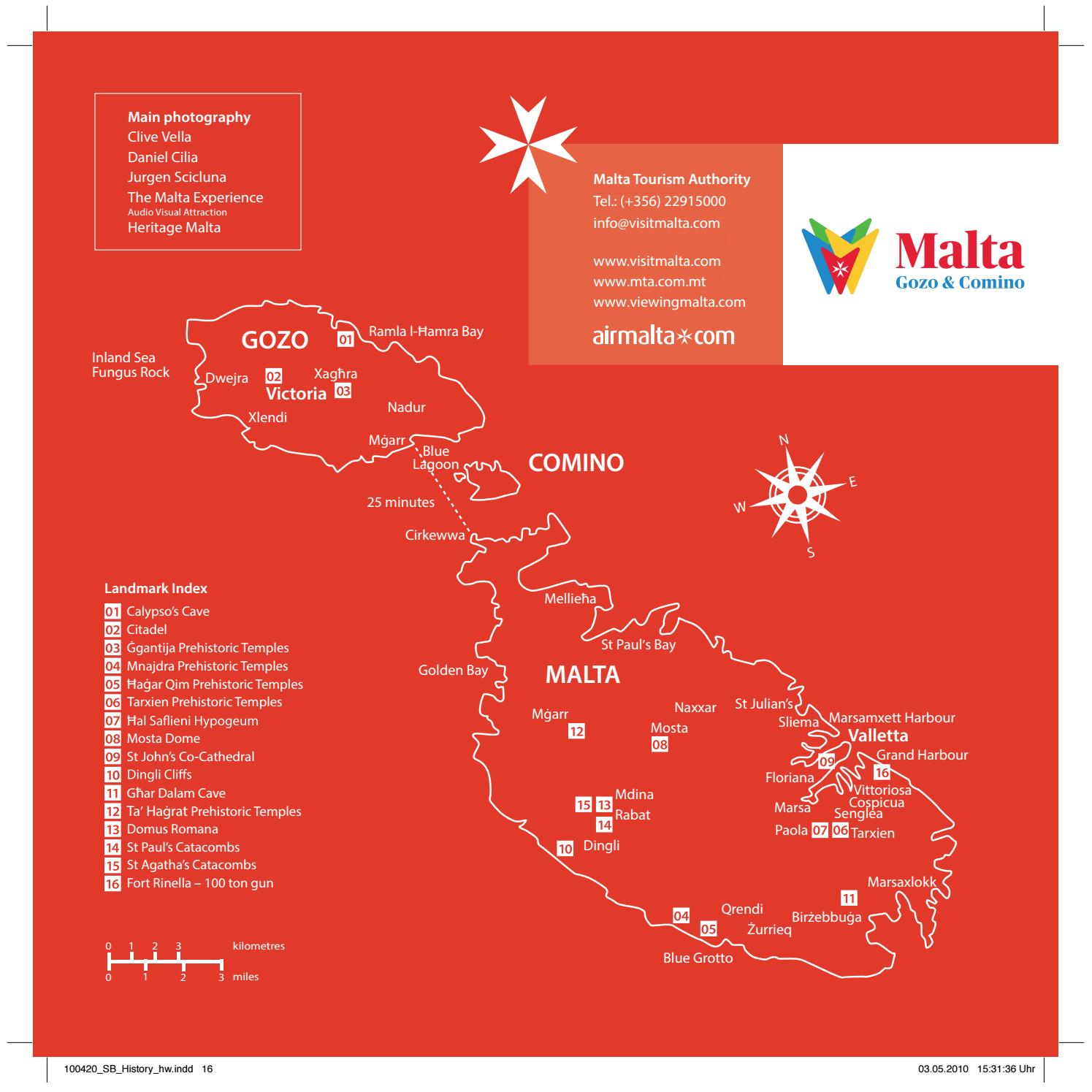 History and Culture Brochure - English by Malta Tourism Authority - Issuu