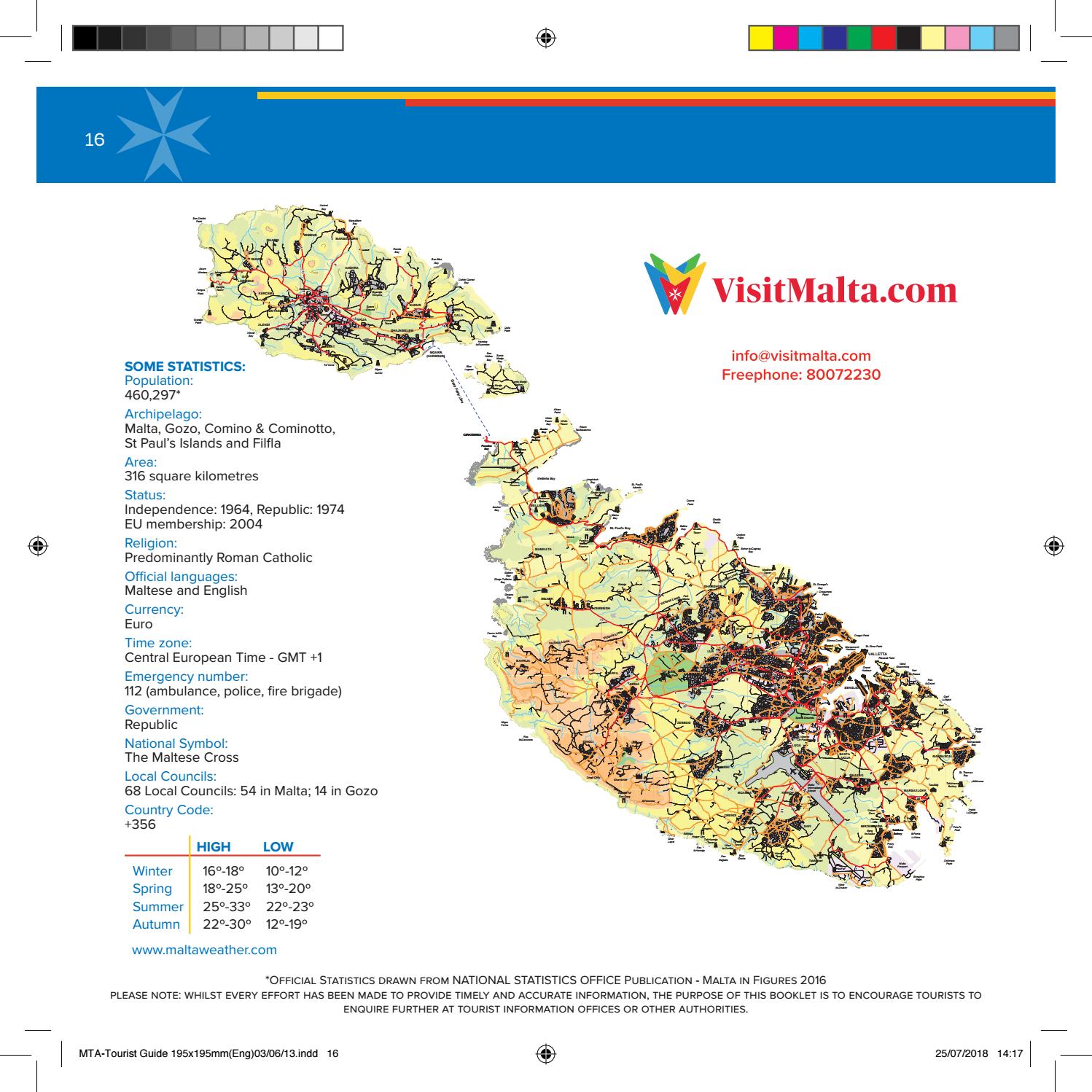 MTA Tourist Guide - English by Malta Tourism Authority - Issuu