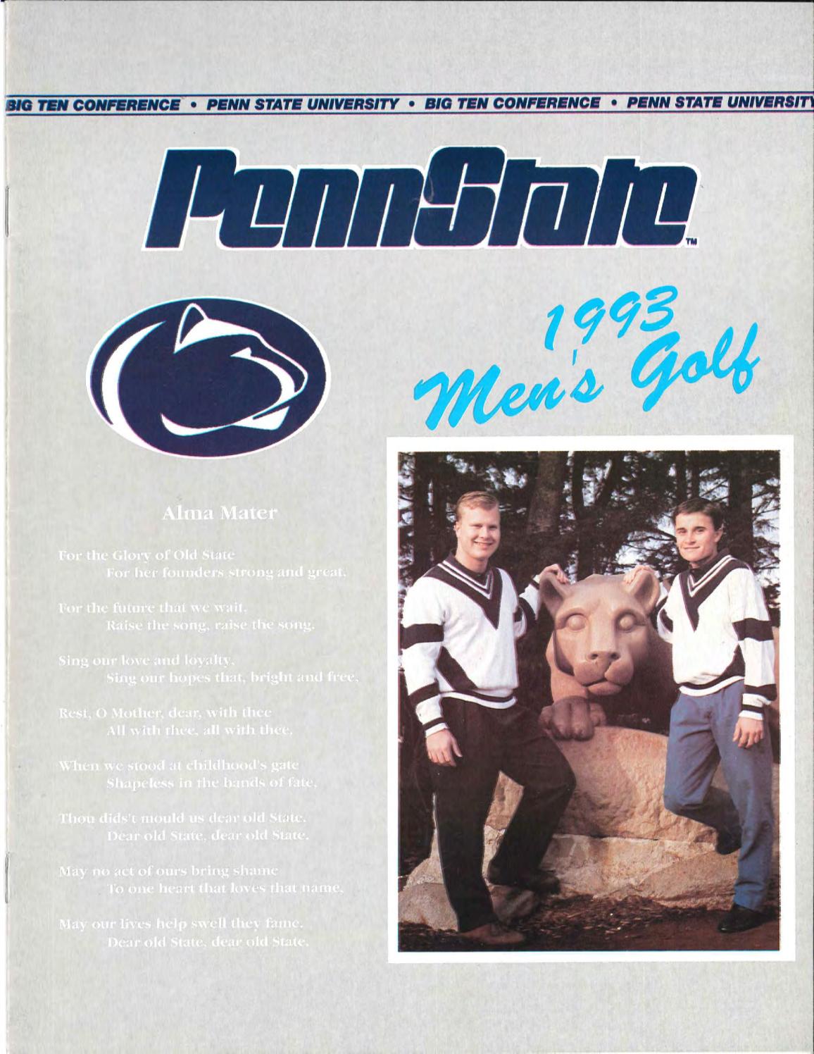 1992-93 Penn State Men's Golf Yearbook by Penn State Athletics - Issuu