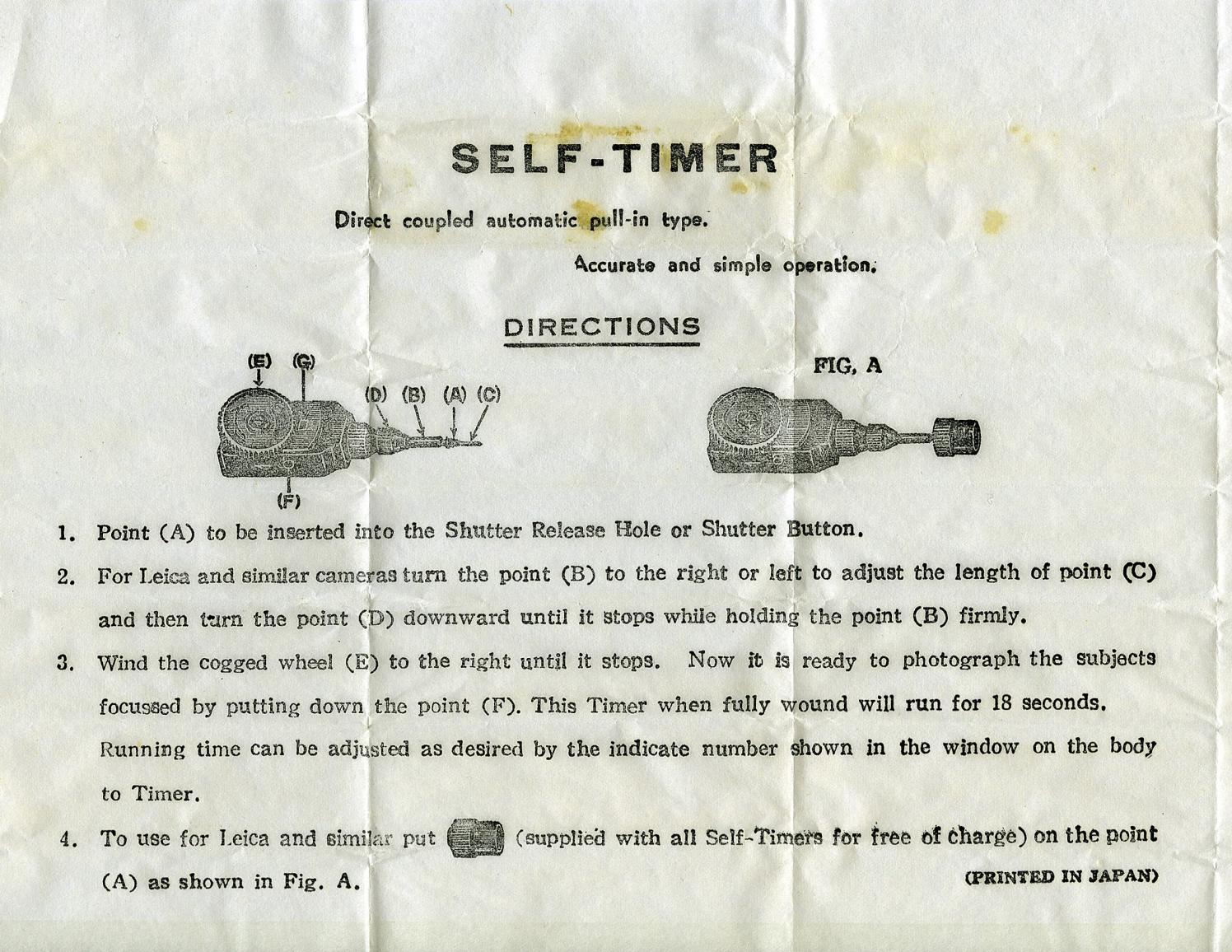 Self-Timer Manual by edtool ed - Issuu