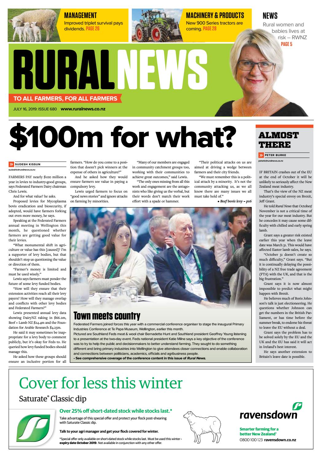 Rural News 16 July 2019 by Rural News Group - Issuu