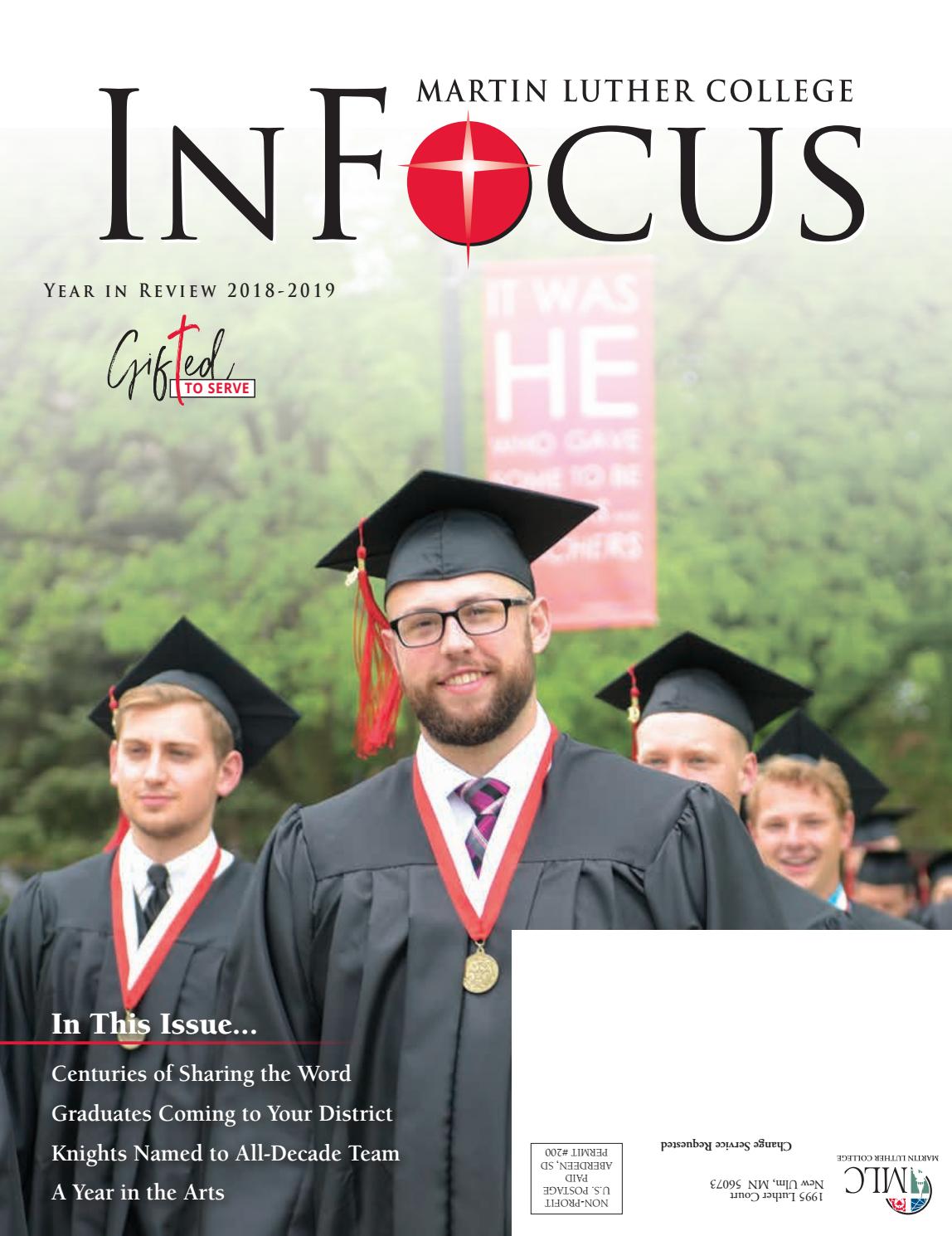 InFocus - Year In Review 2018-2019 by Martin Luther College - Issuu