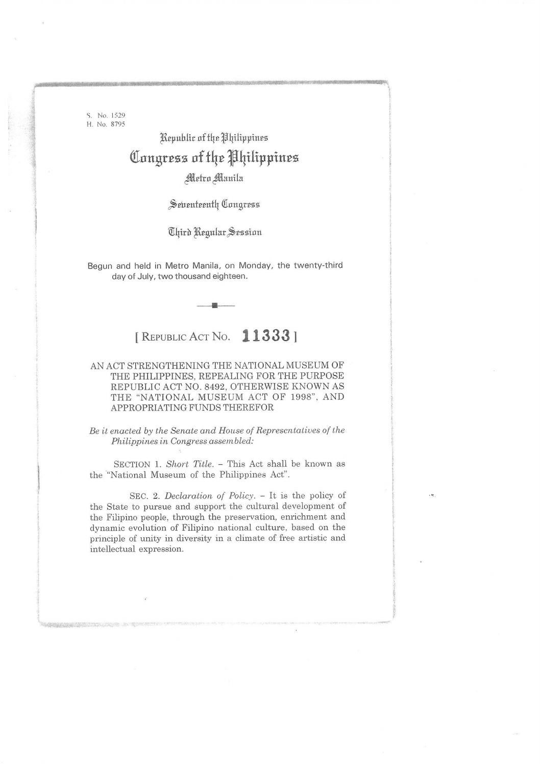 Republic Act 11333 by myinquirer dotnet - Issuu