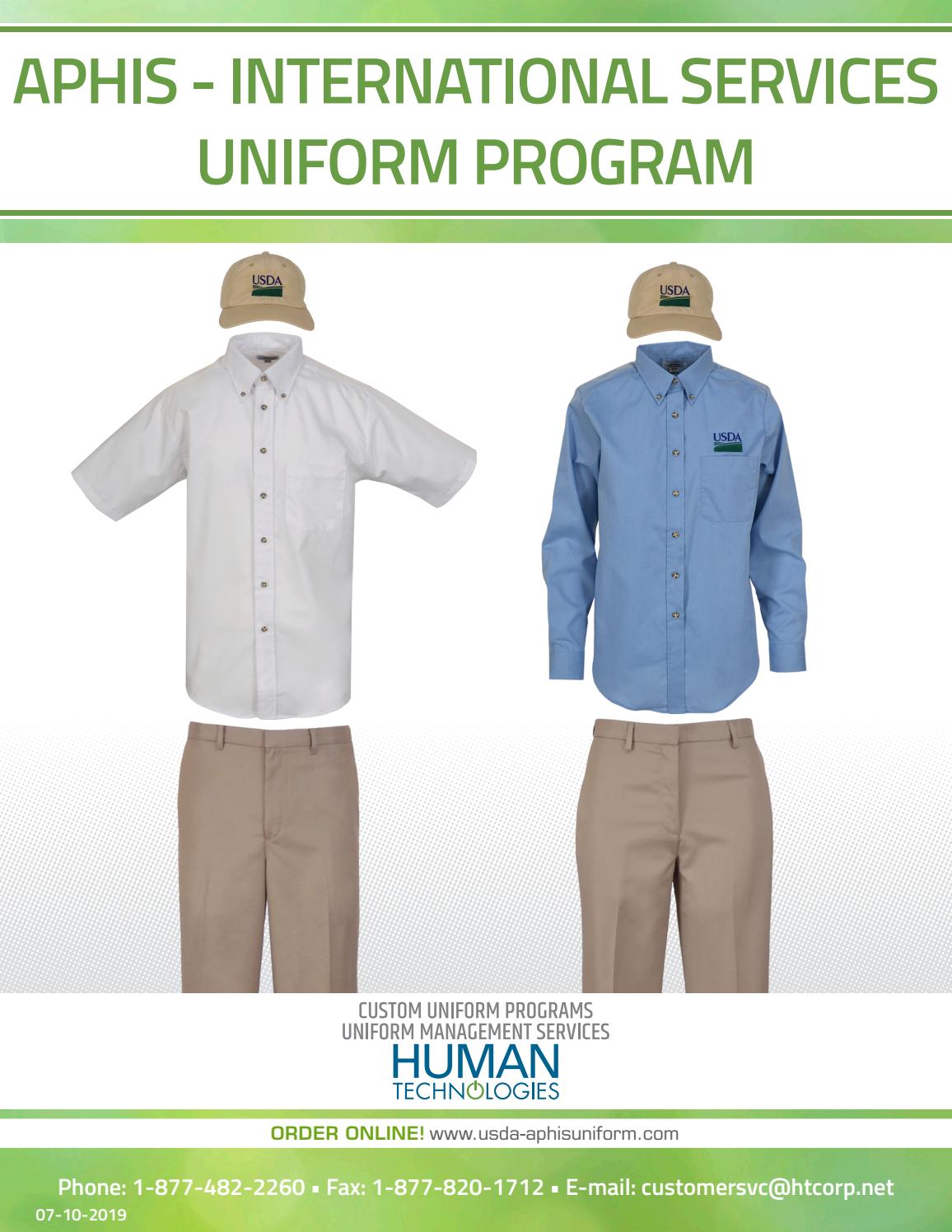 USDA-APHIS International Services Uniform Program by Human Technologies ...