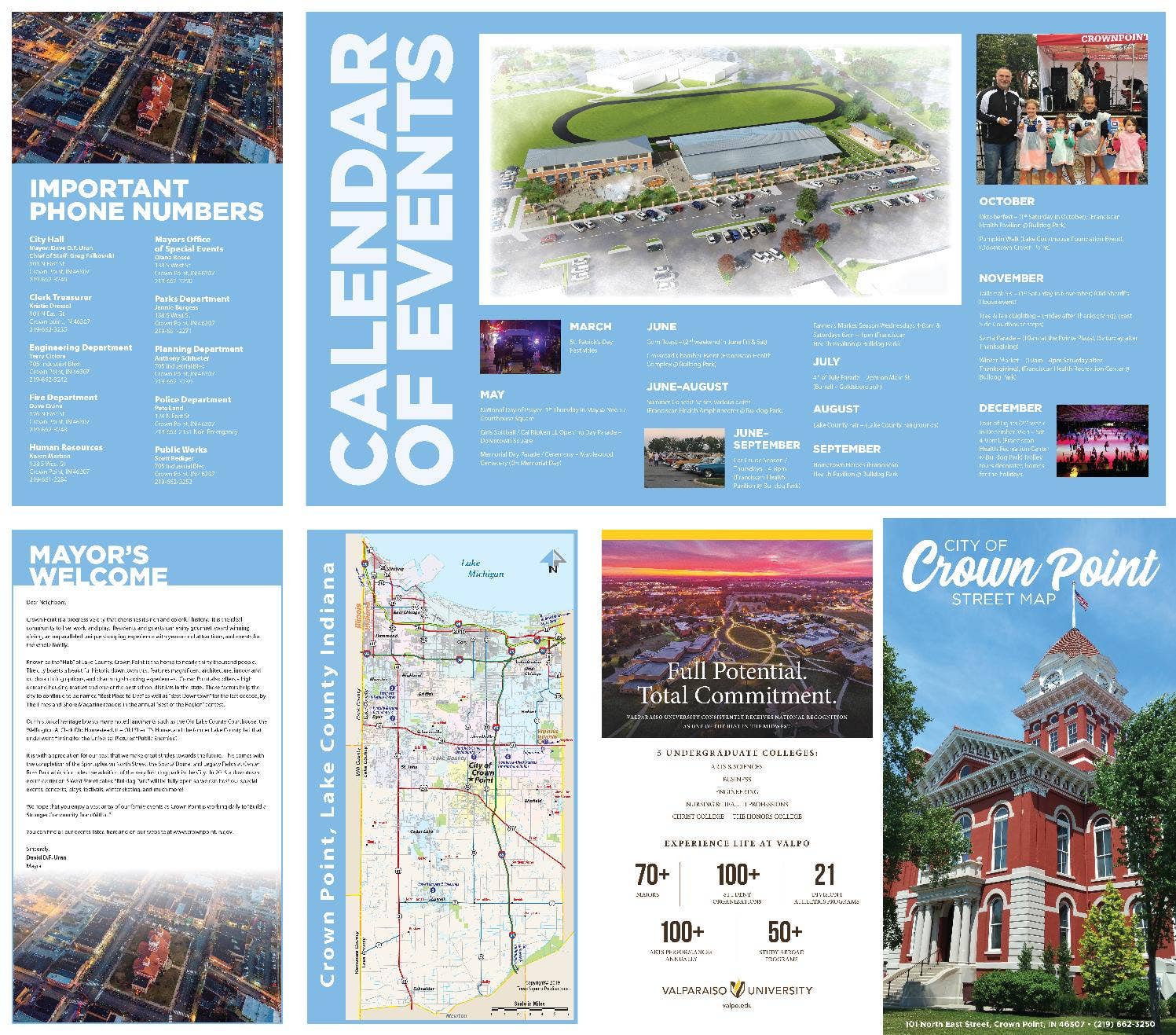 City of Crown Point IN Community Map by Town Square Publications, LLC ...