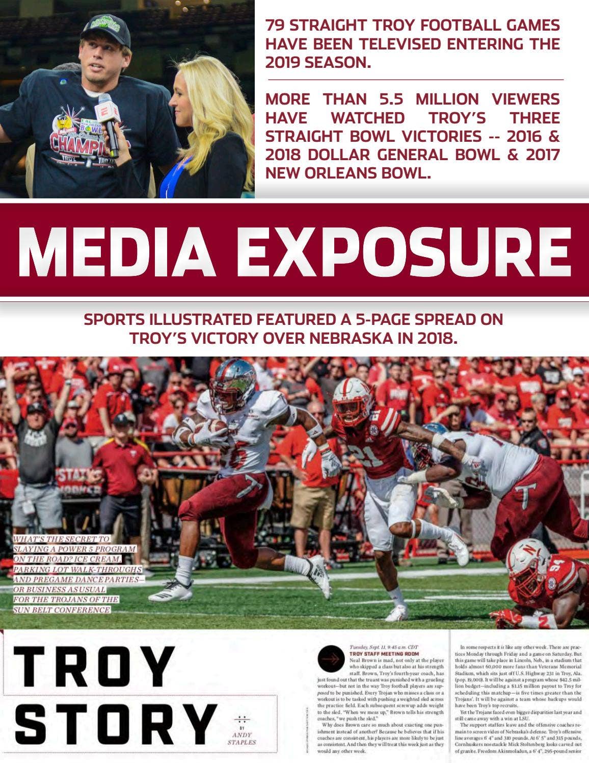 2019 Troy Football Media Guide by Troy University Athletics - Issuu