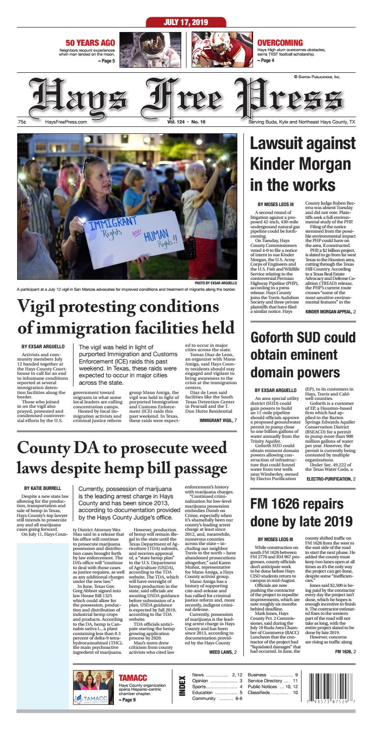 Hays Free Press July 17, 2019 by Hays Free Press/News-Dispatch - Issuu