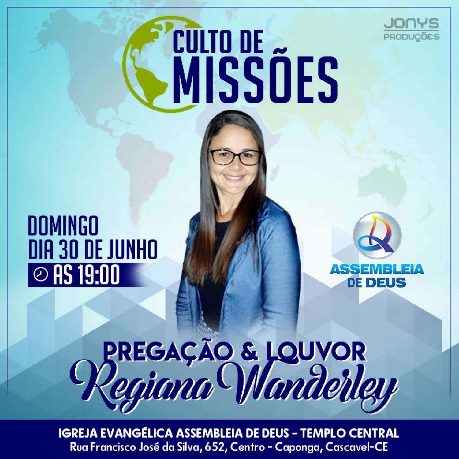 FLYER CULTO DE MISSÕES - 30.06.2019 by Jhonnie Castro - Issuu