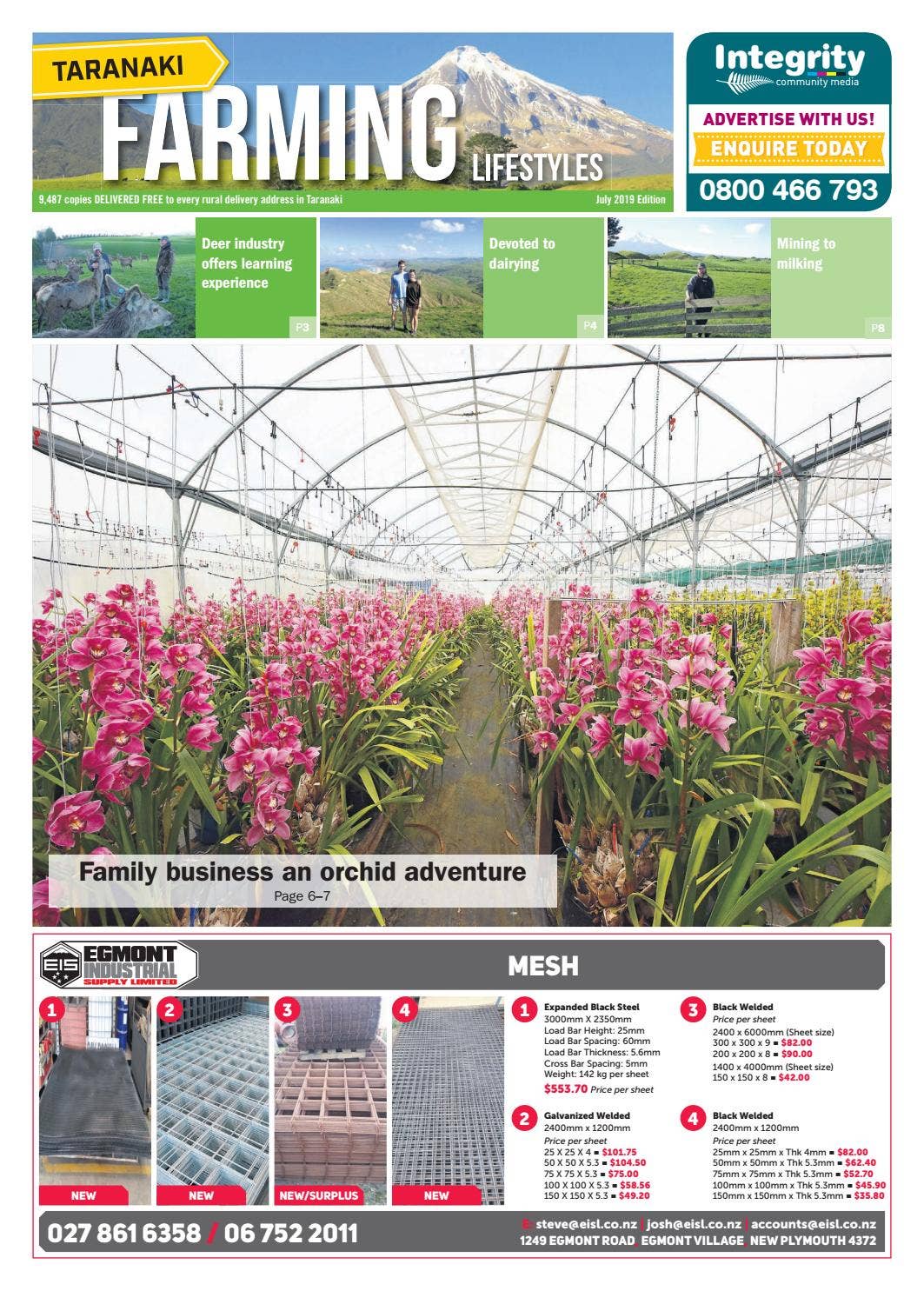 Taranaki Farming Lifestyles, July 2019 by Integrity Community Media - Issuu