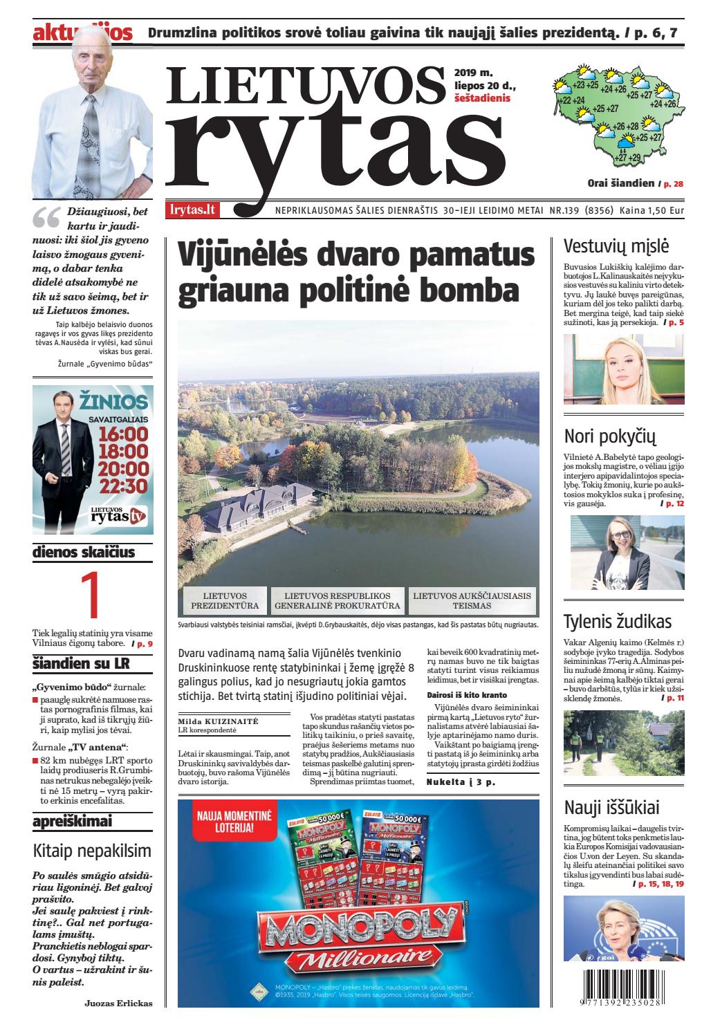 Lietuvos rytas by Lietuvos Rytas - Issuu