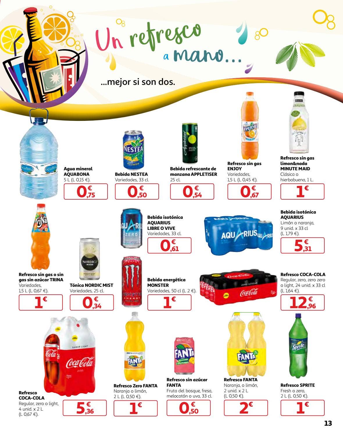Catálogo Alcampo un verano para hincarle el diente by Ofertas Supermercados - Issuu