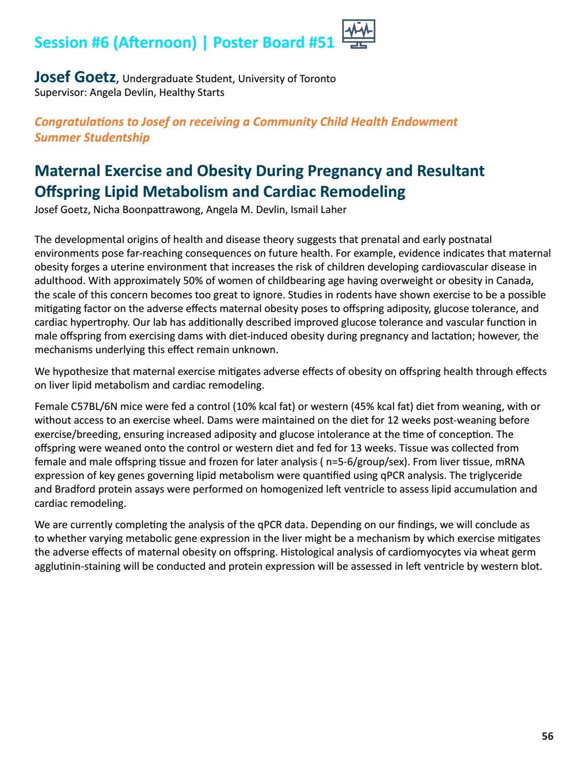 2019 - Summer Student Poster Day by BC Children's Hospital Research - Issuu