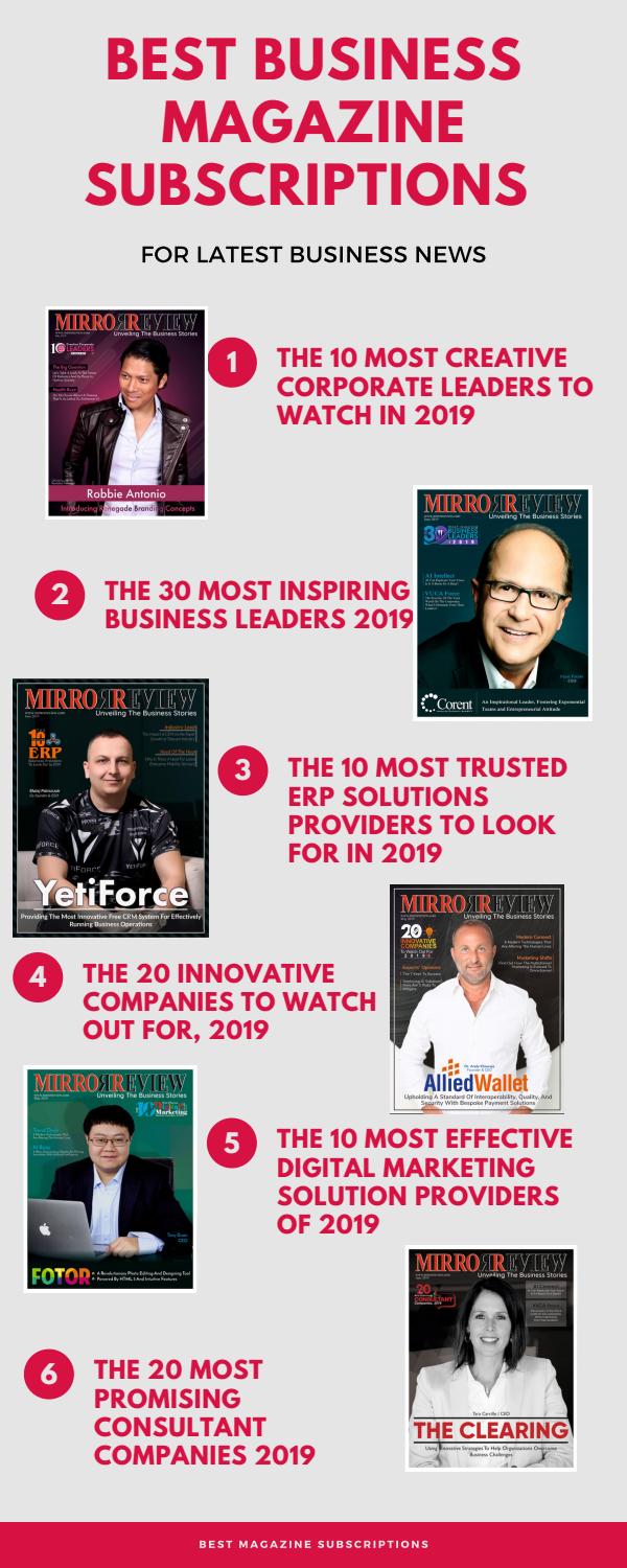 Best Business Magazine Subscriptions for Latest Business News by Mirror ...