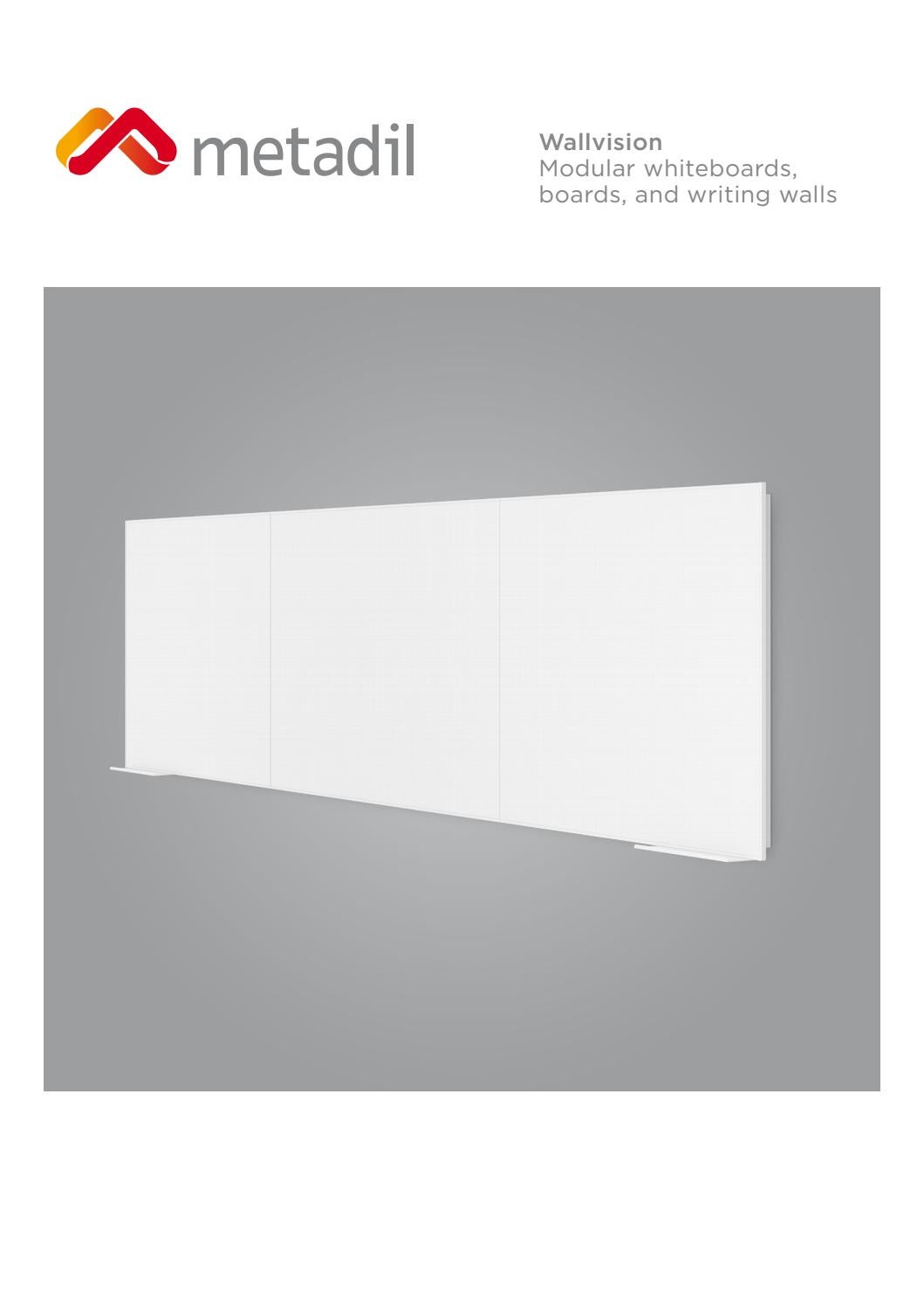 Wallvision Modular whiteboards, boards, and writing walls (English ...