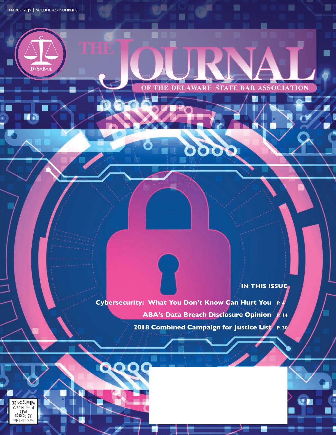 DSBA Bar Journal March 2019 by DSBAMedia - Issuu