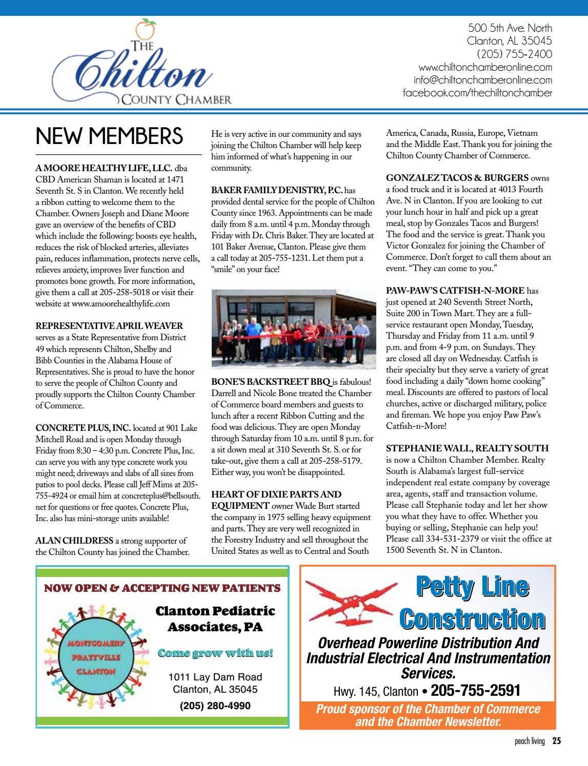 Chamber Newsletter May by The Clanton Advertiser - Issuu