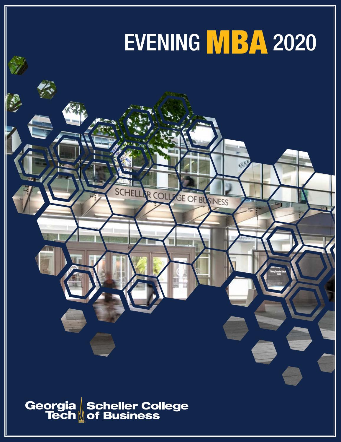 Evening MBA Program at the Georgia Tech Scheller College of Business by ...