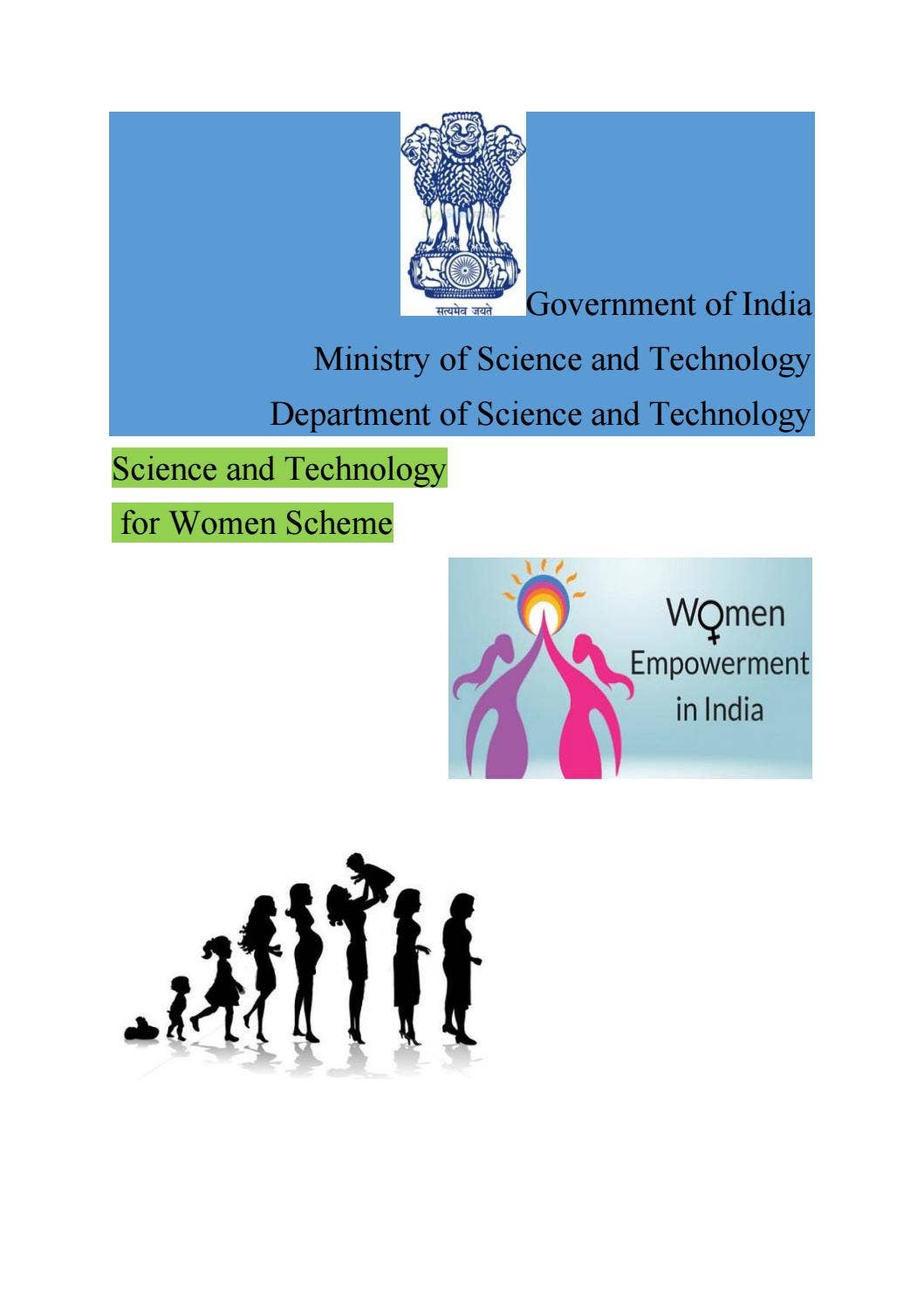 DST Science & Technology for Women - Apply Now by BioTecNika - Issuu
