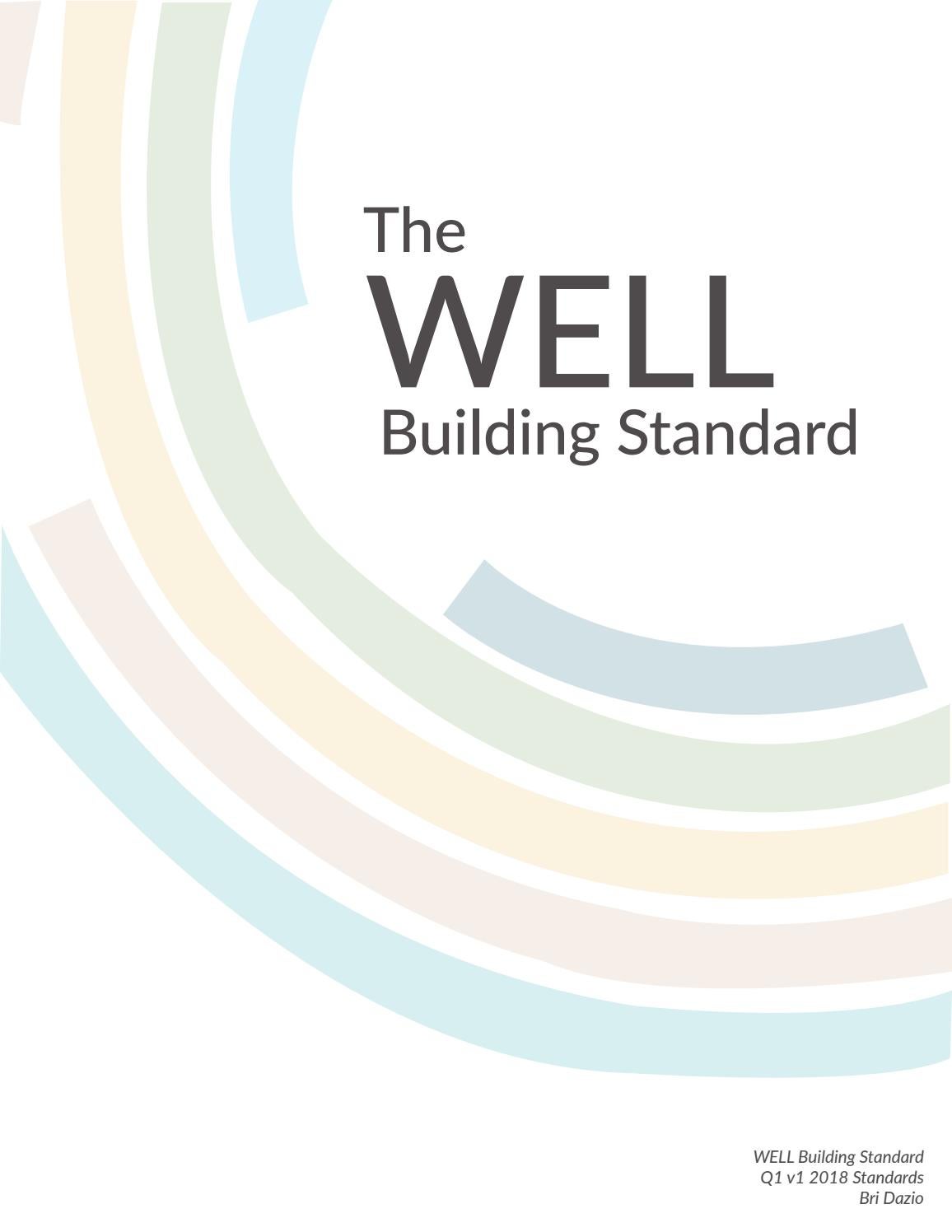 The WELL Building Standard Features by Bri Dazio - Issuu